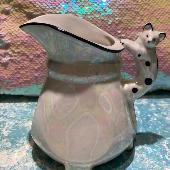Other | Vintage Lusterware Cat On Creamer Pitcher | Poshmark